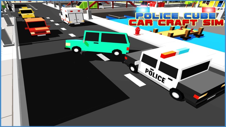 Police Cube Car Craft Sim 3D - Blocky Racing Roads Fever by Ubaid Ahmed ...