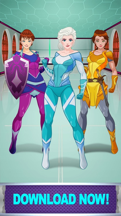 Super Hero Princess Dress-Up 2 – Beauty Makeover Games for Girls Free ...