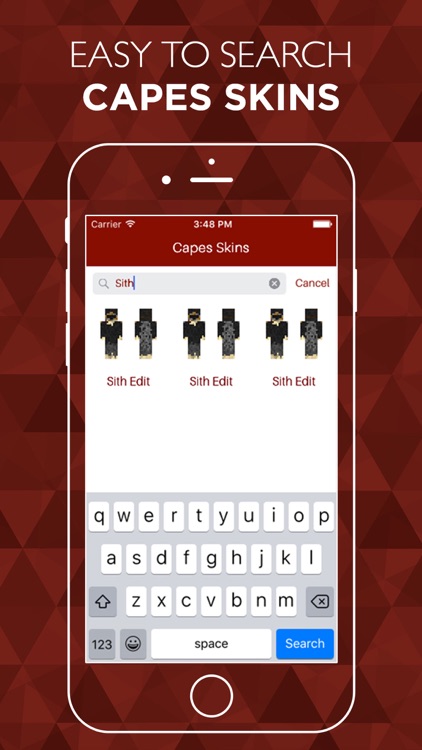 PE Cape Skins for Minecraft Pocket Edition by Alpaben Vachhani
