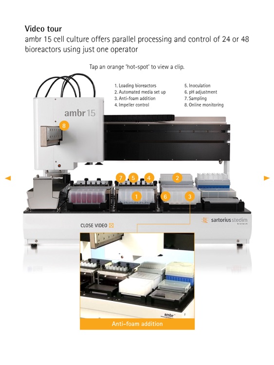 ambr 15 cell culture iBrochure by Invention Interactive Limited