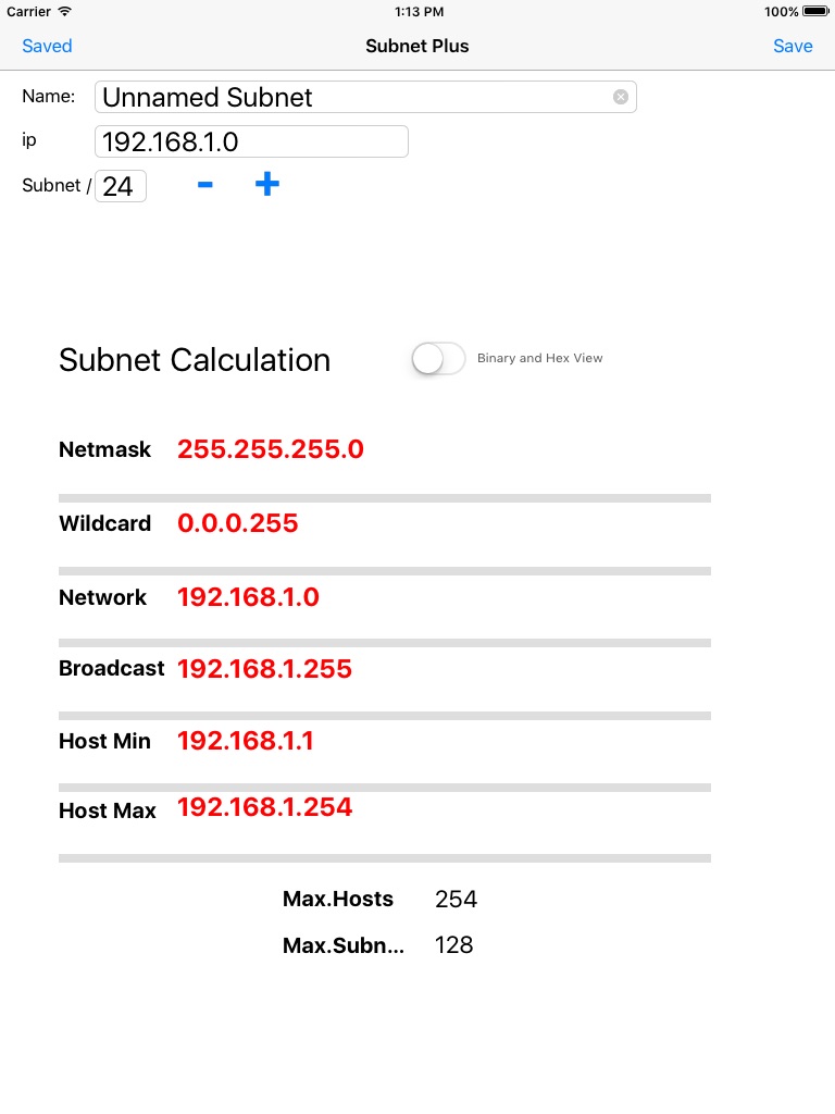 Subnet Plus - Subnet Calculator at Mac App Store downloads and cost ...