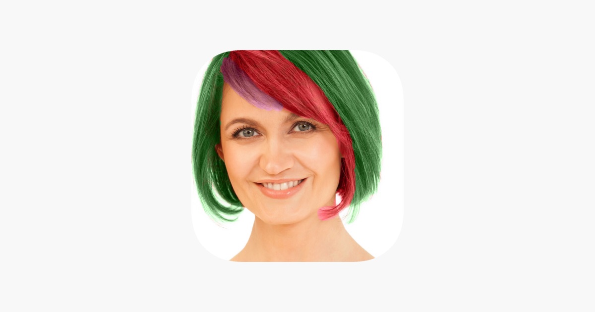 ‎Hair Color Dye - Hair Style Changer Salon and Recolor Booth Editor App ...