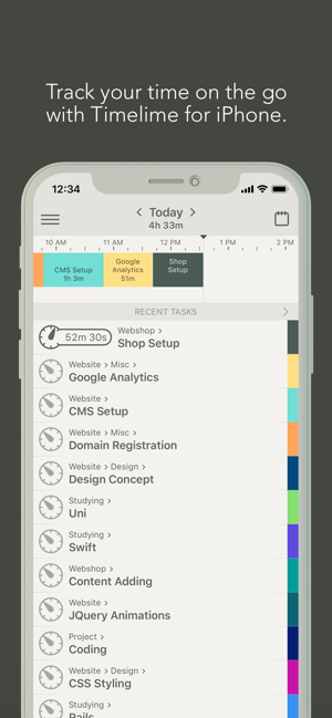 【iOS APP】Timelime Time Tracking 時間的完美助手~工時記錄器 – Dr.愛瘋 APP Navi
