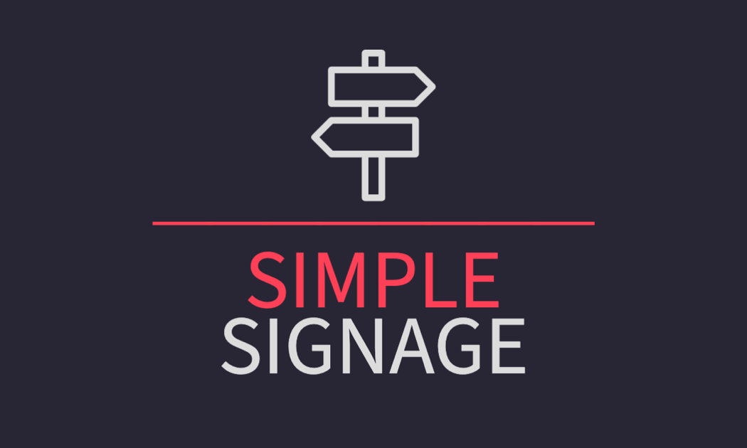 ‎Simple Signage on the App Store