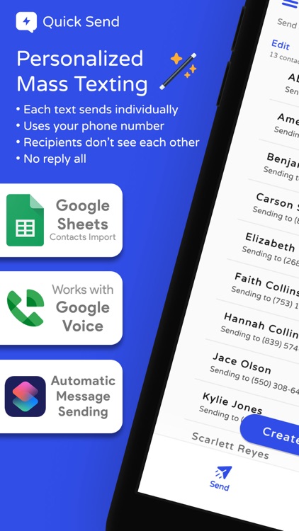Quick Send: Mass Text Message by AppTout