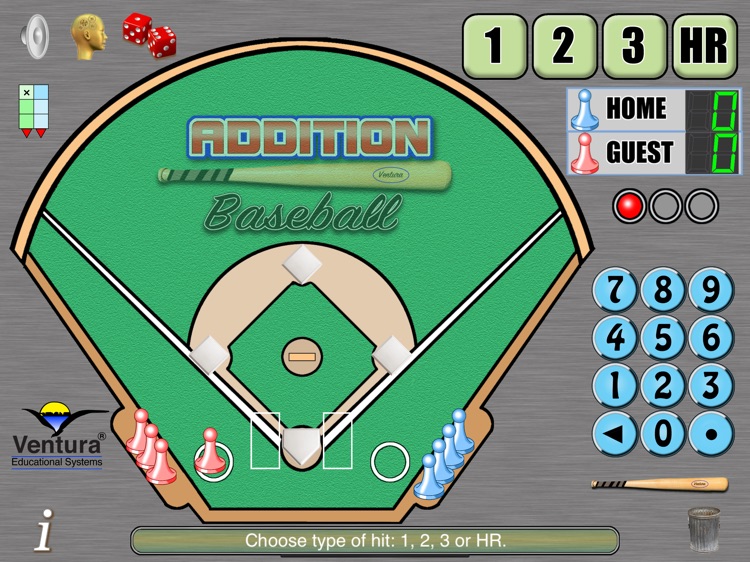 Addition Baseball by Ventura Educational Systems