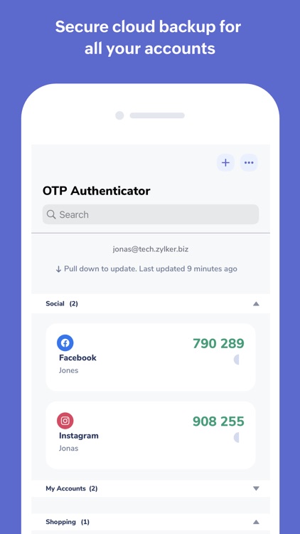 Authenticator App - OneAuth by Zoho Corporation
