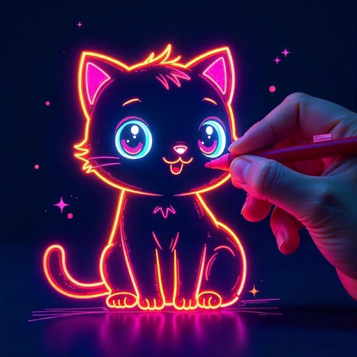 Neon Lines: Magical Drawing by ProxGlobal Inc