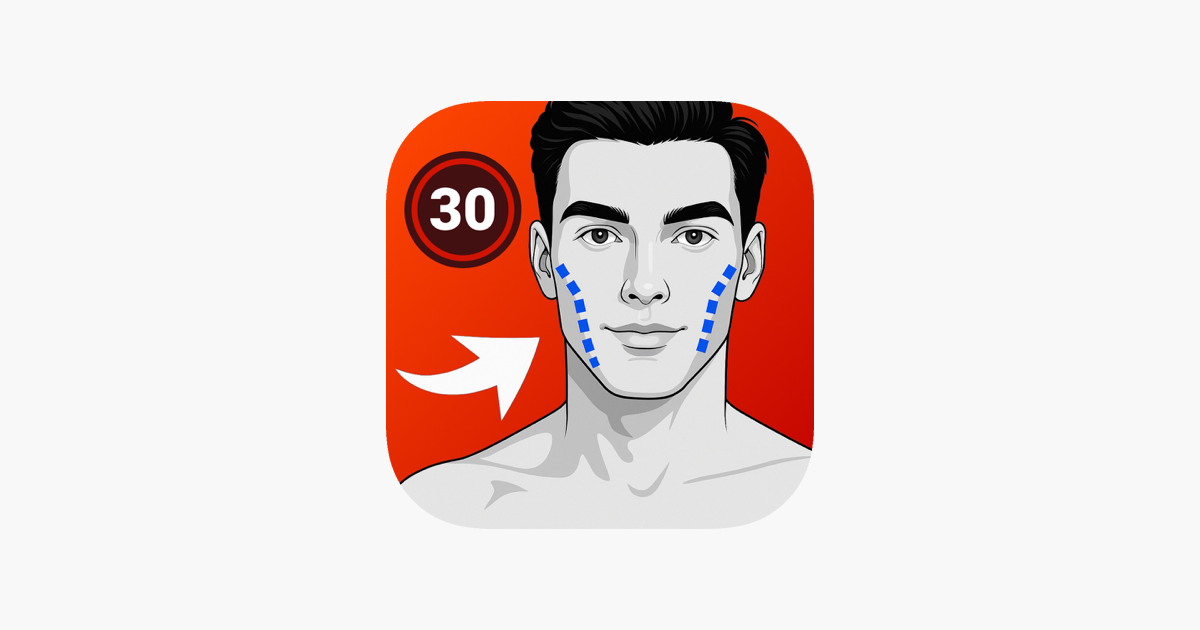 Jawline Exercises - Mewing Men」をApp Storeで