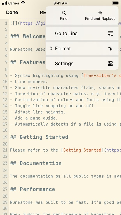 Runestone Text Editor by Simon B. Støvring