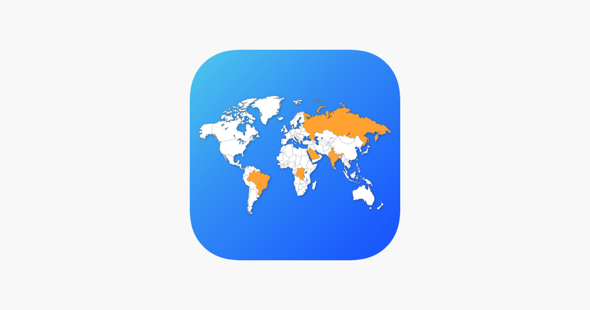 Visited Countries Map: VisitAI」をApp Storeで