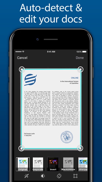 Scanster - PDF Document Scanner to Scan & Print by Andrei Moroz