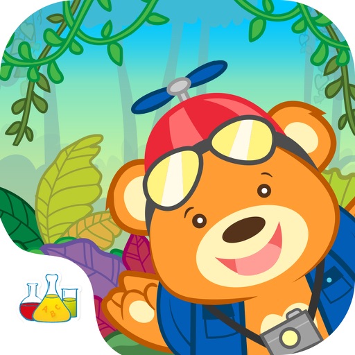 Nano Bear Rainforest Animals Educational Kids App by n1-lab LTD