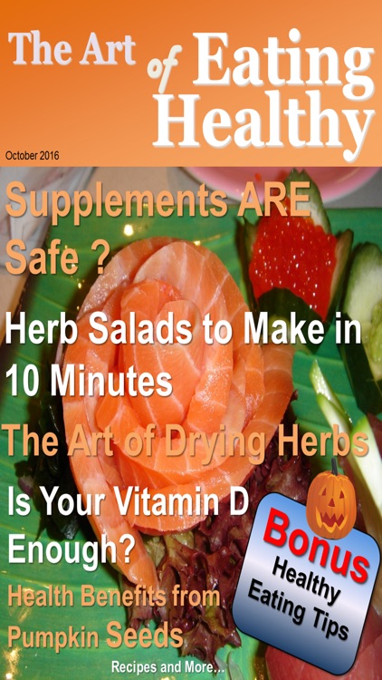 The Art of Eating Healthy Magazine by Judi Morris