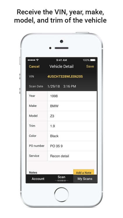 FLEET Vehicle Barcode Scanner by pixotech.com