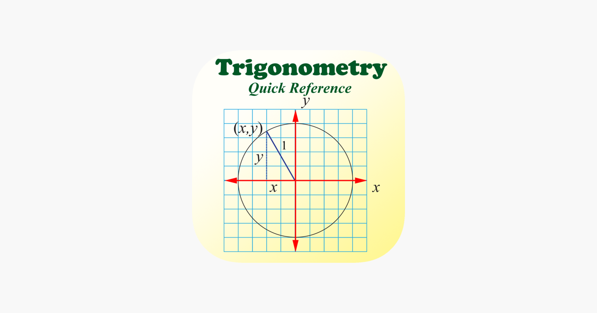 trigonometry Quick Reference On The App Store