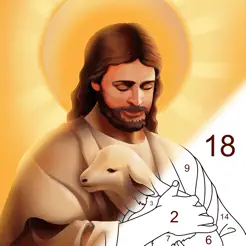 ‎Bible Color - Paint by Number on the App Store