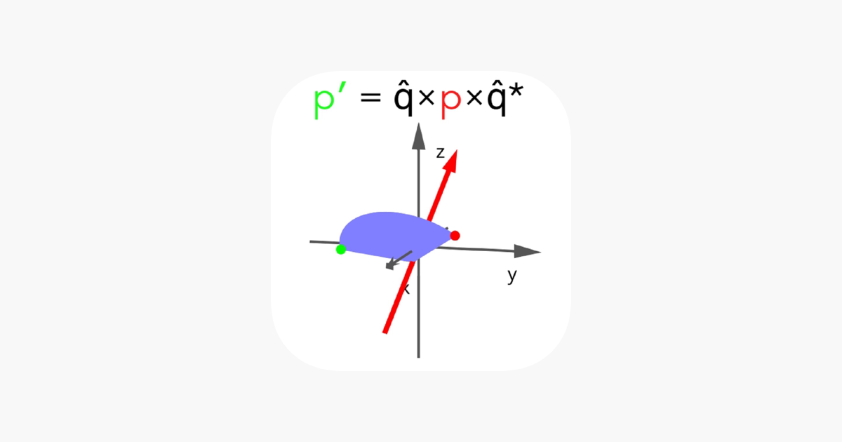 ‎3D Rotations and Quaternions on the App Store