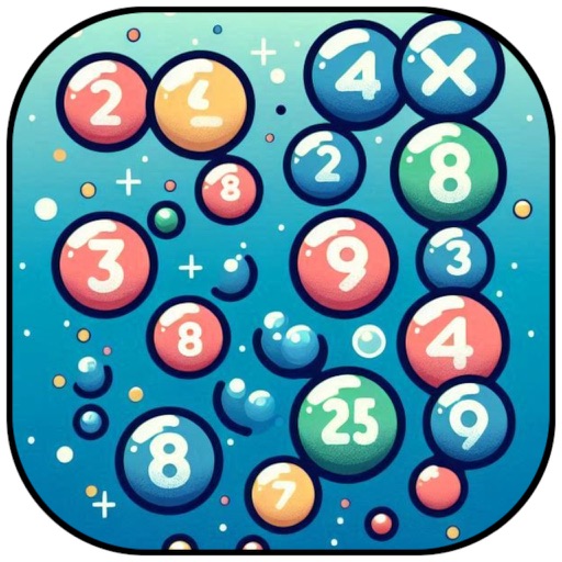 Bubbles Numbers Match by Riccardo Cecchini