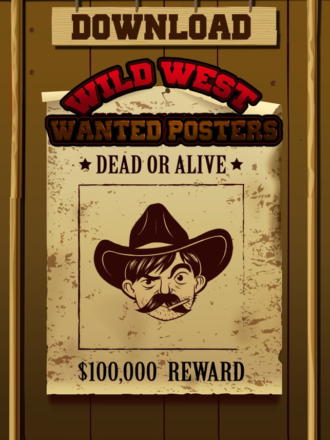 Wild West Wanted Poster