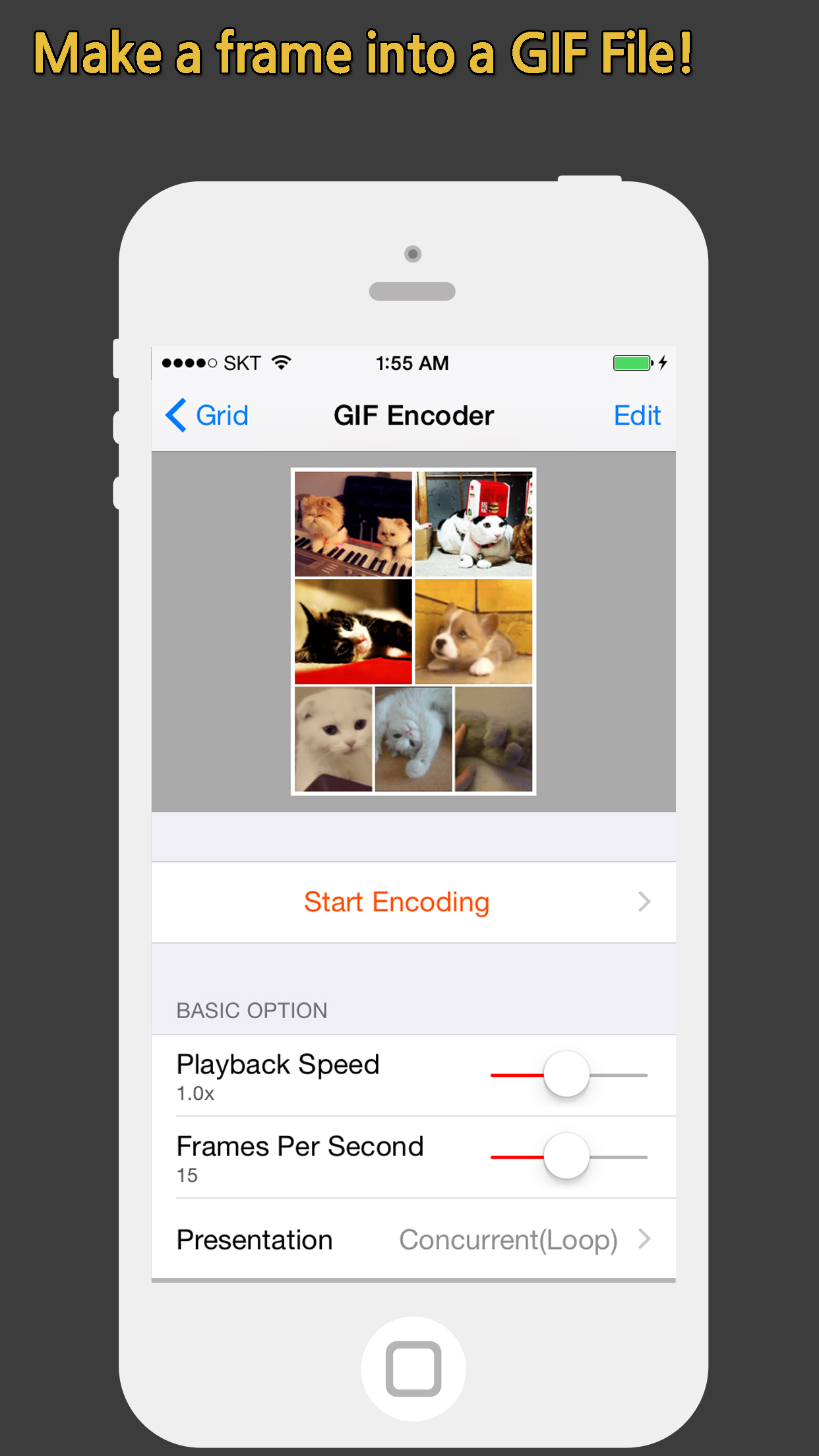 GIF Grid - Combine multiple GIFs into frames | AppFollow | App’s ...