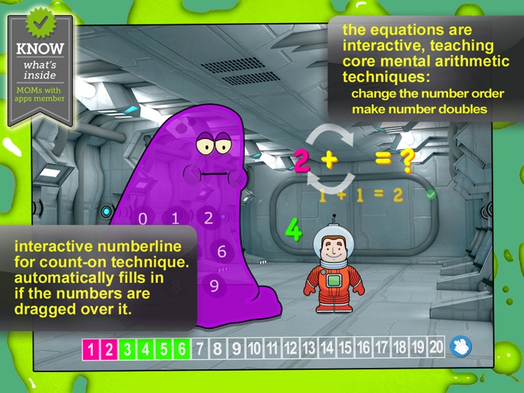 Mathsplat - Alien Addition by Justin Hughes