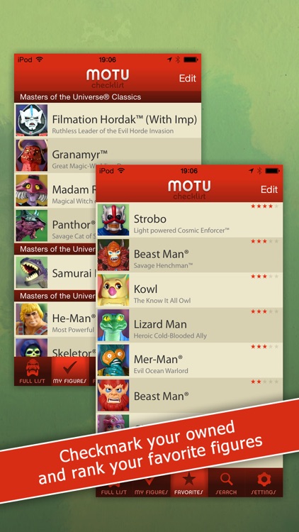 MOTU Checklist by Alejandro Ariel Ramos