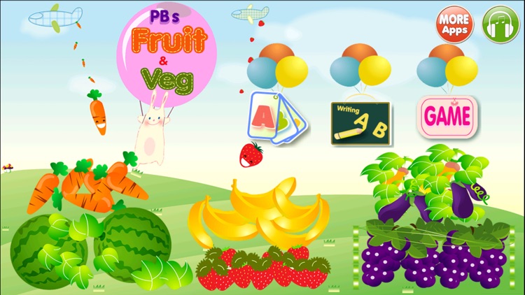 ABC Alphabet Fruit Veg Flashcards Write by SangHoon Lee