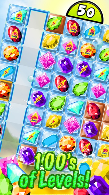 Jewel's Splash Match-3 - diamond game and kids digger's mania us free ...