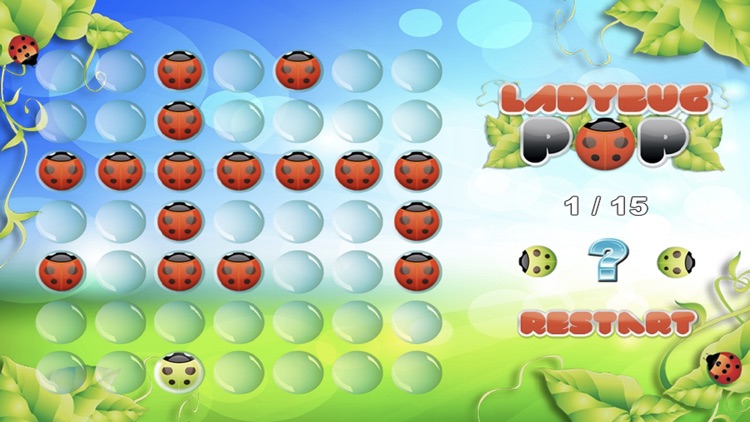 Ladybug Pop Puzzle Game (iPad Version) by Wayne Hagerty