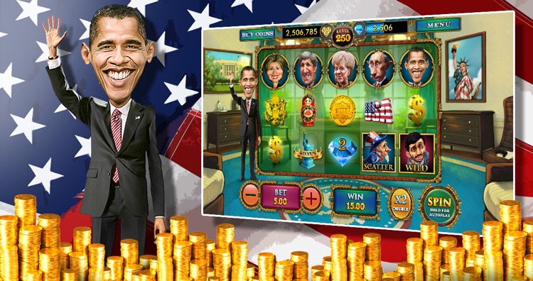 Slots: Obama FREE SLOTS Vegas Pokies by Russel Sharp
