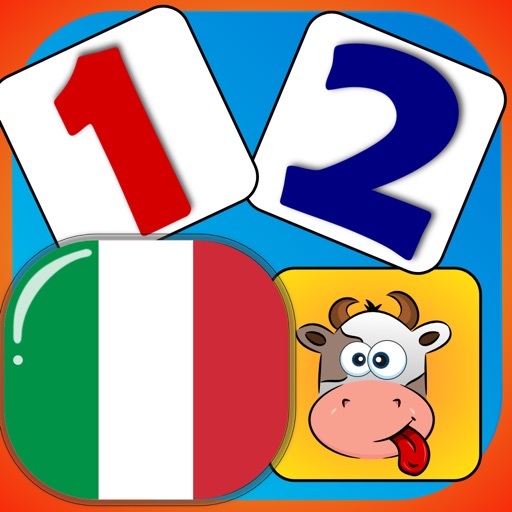Baby Match Game - Learn the numbers in Italian by Chimp Smart