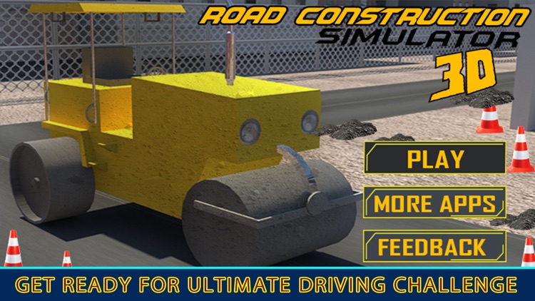 Road Construction Simulator - 3D Heavy Machines Excavator & Road Roller ...