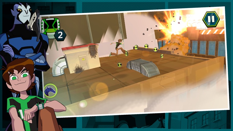 Undertown Chase - Ben 10 Omniverse Running Game by Cartoon Network
