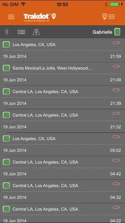 TrakDot Luggage Tracker by Globatrac, LLC