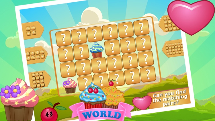 Kids Fun Cupcake Match It! Game - Cupcake World Match It! Games Edition ...