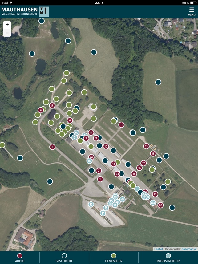 Mauthausen Concentration Camp Map