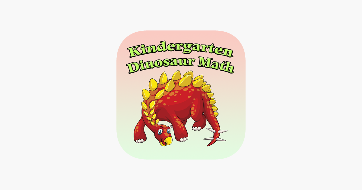 ‎Kindergarten Math Addition Dinosaur World Quiz Worksheets Educational ...