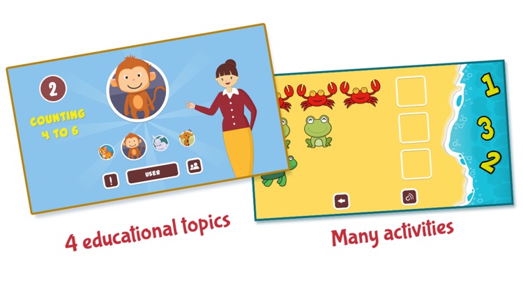 Math, age 3-5 for preschool and kindergarten kids by Samir Bouderqa