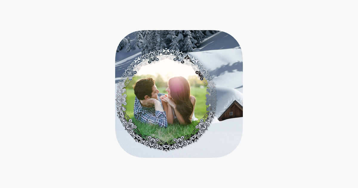 ‎Snowfall Photo Frames - Creative Frames for your photo on the App Store
