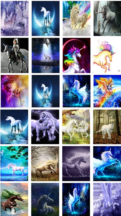 Unicorn Wallpapers HD Backgrounds Lock Screen Retina by Janice Ong