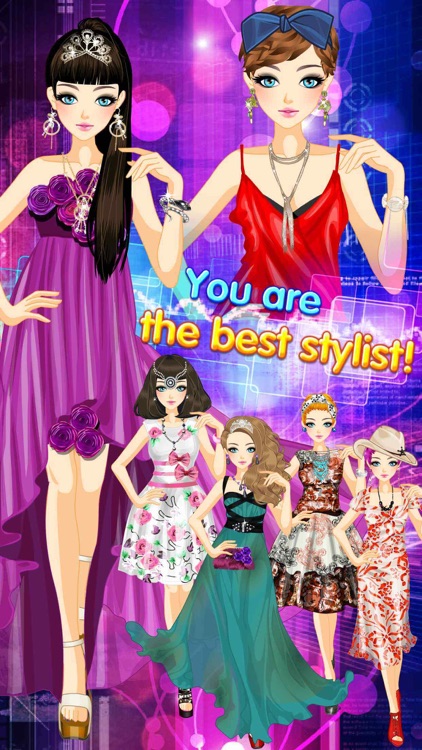Shining Dress - Super Star Dress Up Salon, Girl Games by PeiHong Jiang