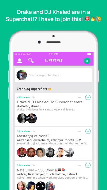SUPERCHAT - group chat meets social media! by W Estates LLC