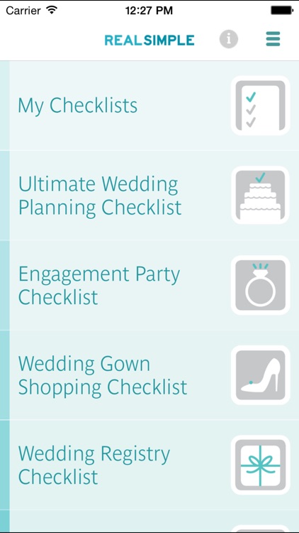 Real Simple Wedding Checklists by Time Inc.