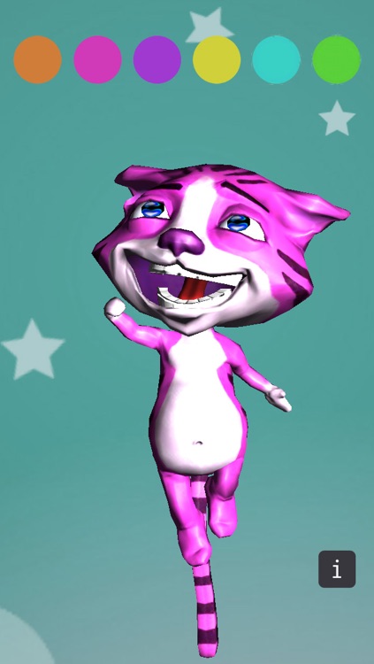 Animated 3D Cute Ginger Cartoon Cat Sounds by Olga Pudrovska