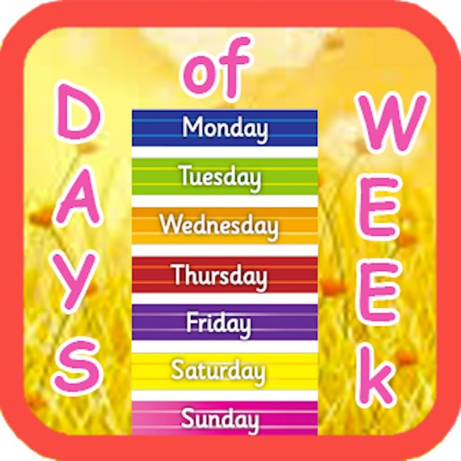 Days of Week with Sound - for preschool kids and babies using ...