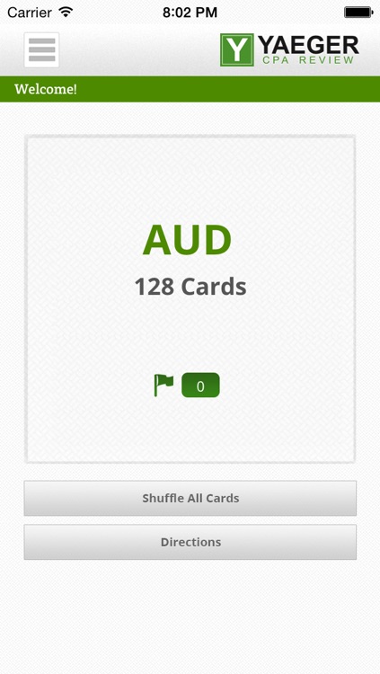 Yaeger CPA AUD Flash Cards by eXcelaweb