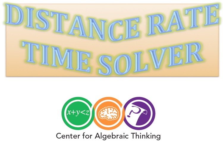 DRT Distance Rate Time Solver by Steve Rhine