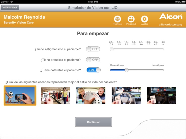 Simulador de Visión LIO AcrySof® (SP) by Alcon Labs, Inc.