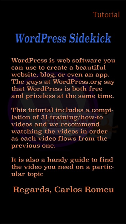 Tutorial for WordPress Sidekick Design by Carlos Romeu